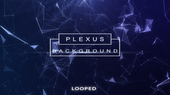 Dark Blue Plexus Network Background, Motion Graphics | VideoHive
